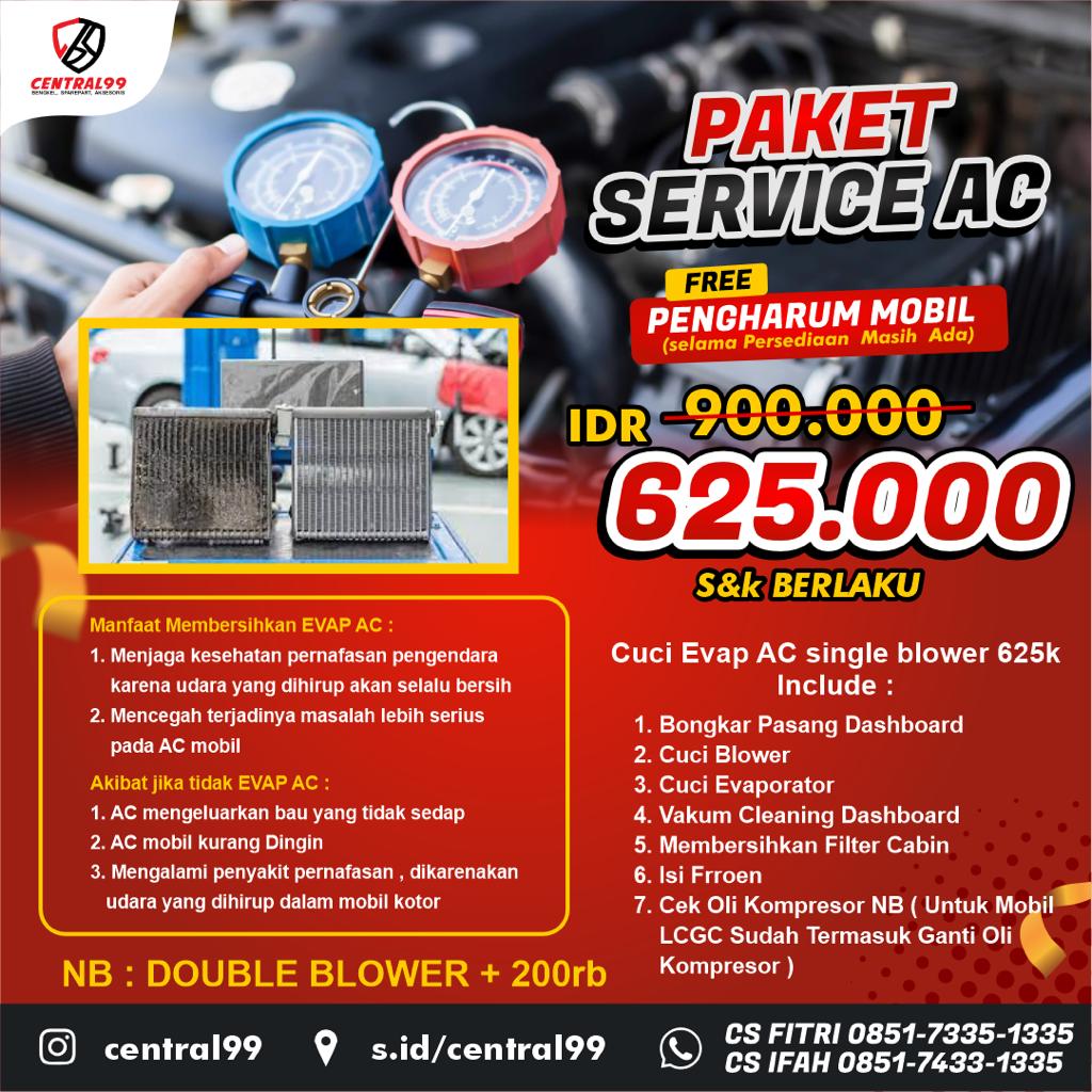 Jasa Service AC Mobil Jogja – Bengkel Central99 Jogja - Central99